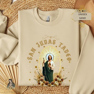 San Judas Tadeo Hoodie: Vintage Catholic St. Jude Thaddeus Devotional ...