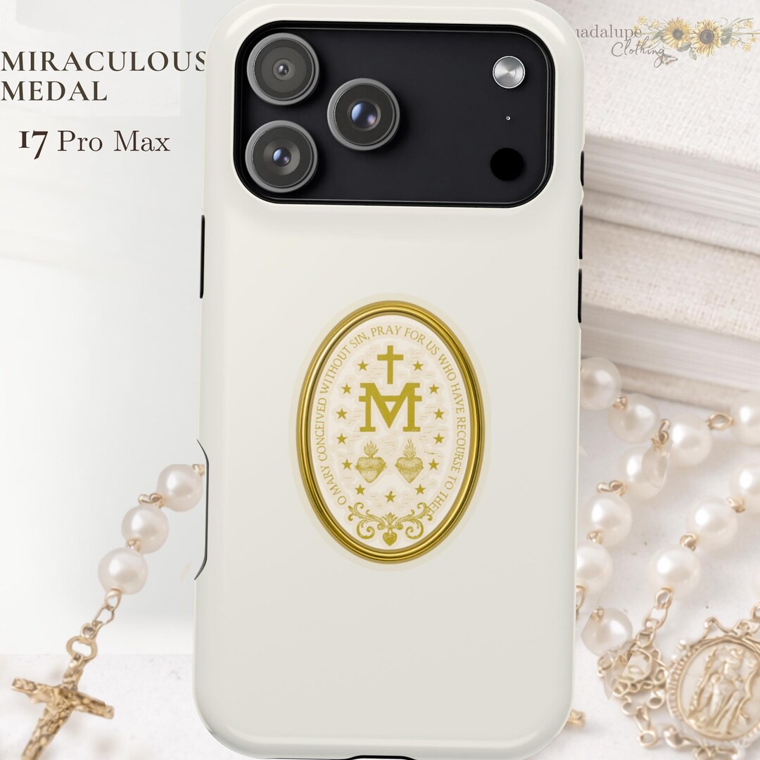 Miraculous Medal Marian iPhone 17 Case | Magnetic Impact-resistant Case ...