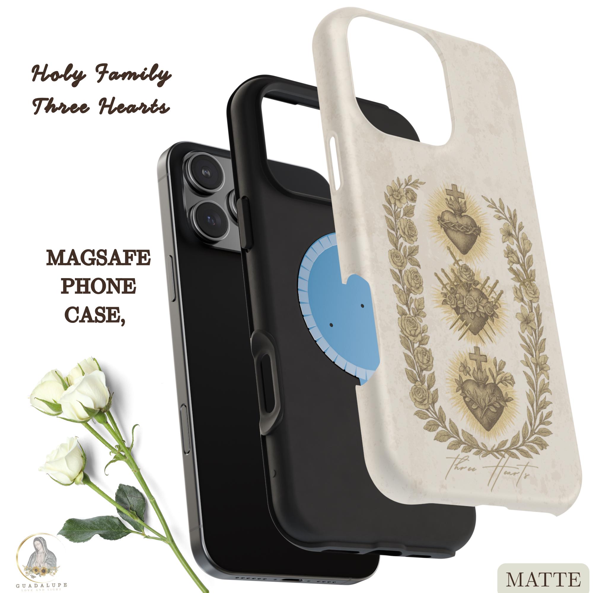 Holy Family Catholic Phone Case, Three Hearts Magsafe® Compatible - Etsy