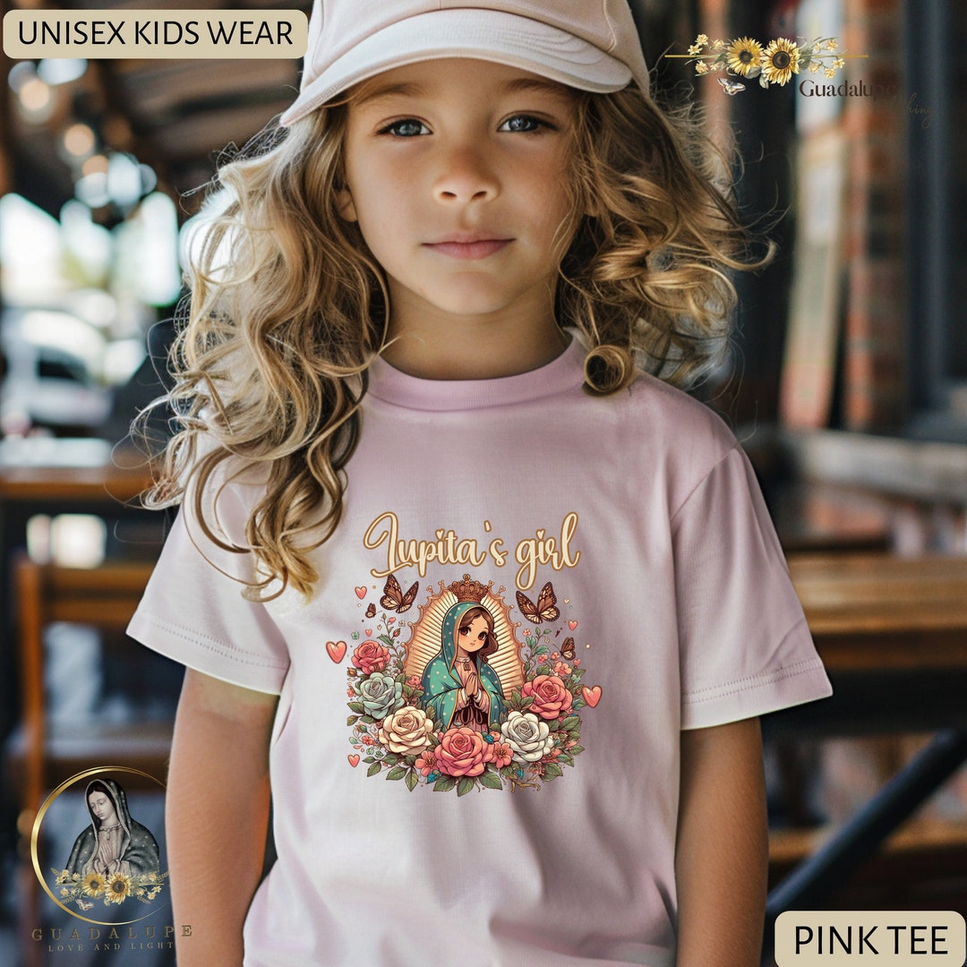 Kids Our Lady of Guadalupe Shirt, Youth Catholic Church Clothing, Kids ...