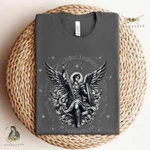 Vintage Boho Style St. Michael Archangel Tshirt, Catholic Christians ...