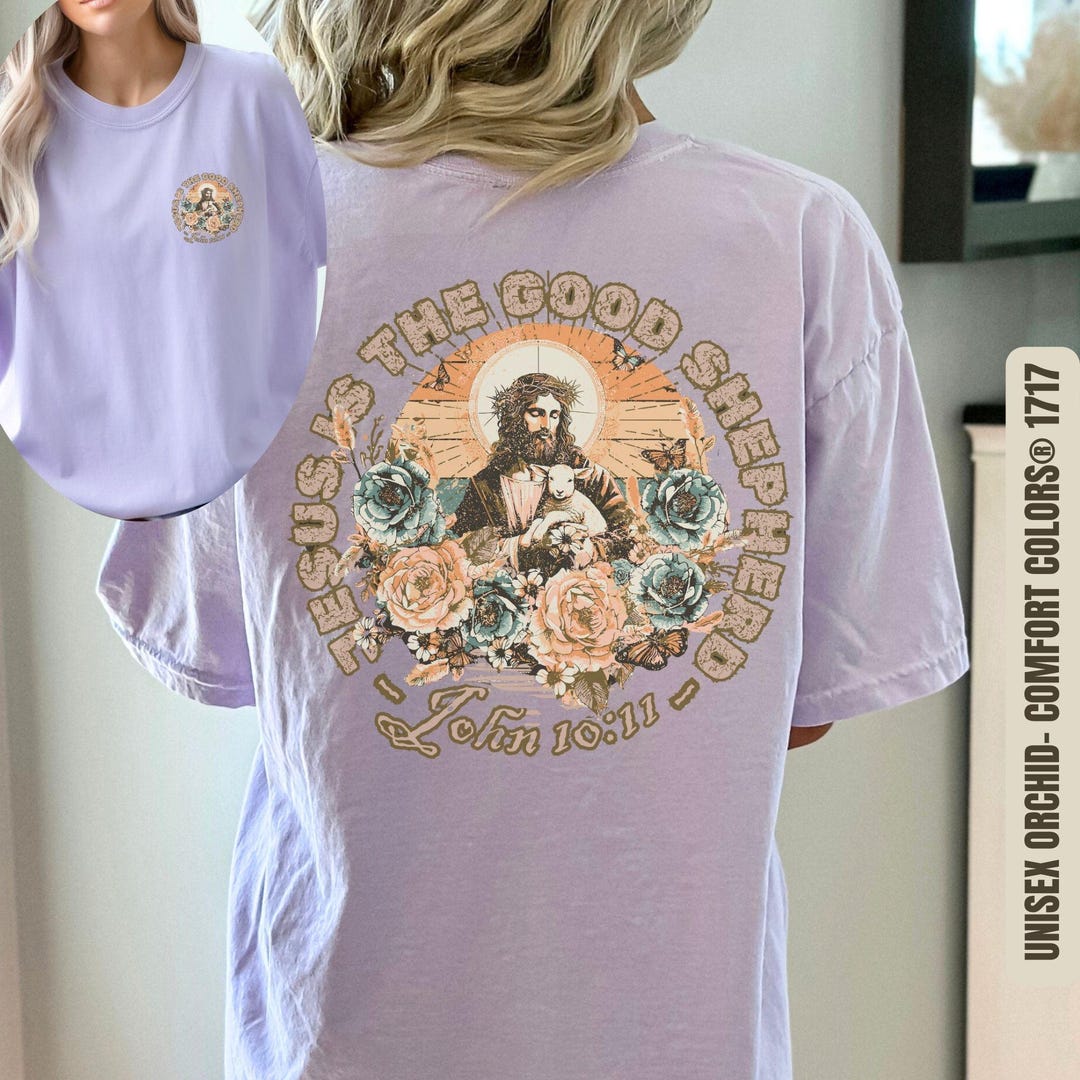 Boho Christian Tee, Lent Holy Week Easter Gift Idea, Vintage Floral ...