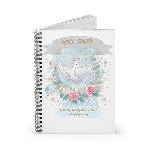 Holy Spirit Spiral Notebook: Faith-based Gifts - Etsy