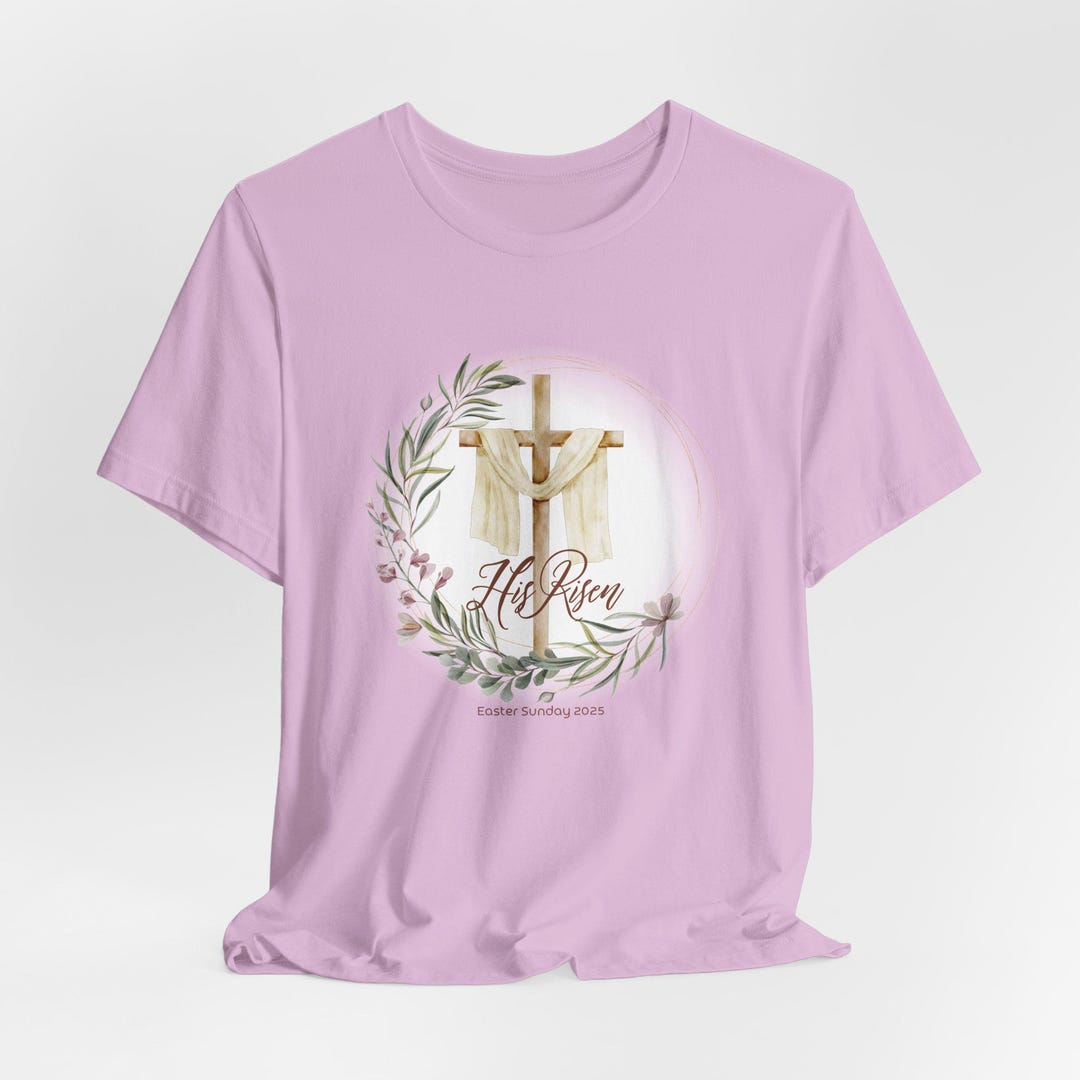 Easter Sunday Tee, Holy Week Catholic Women Gift, His Risen Mom Shirt ...