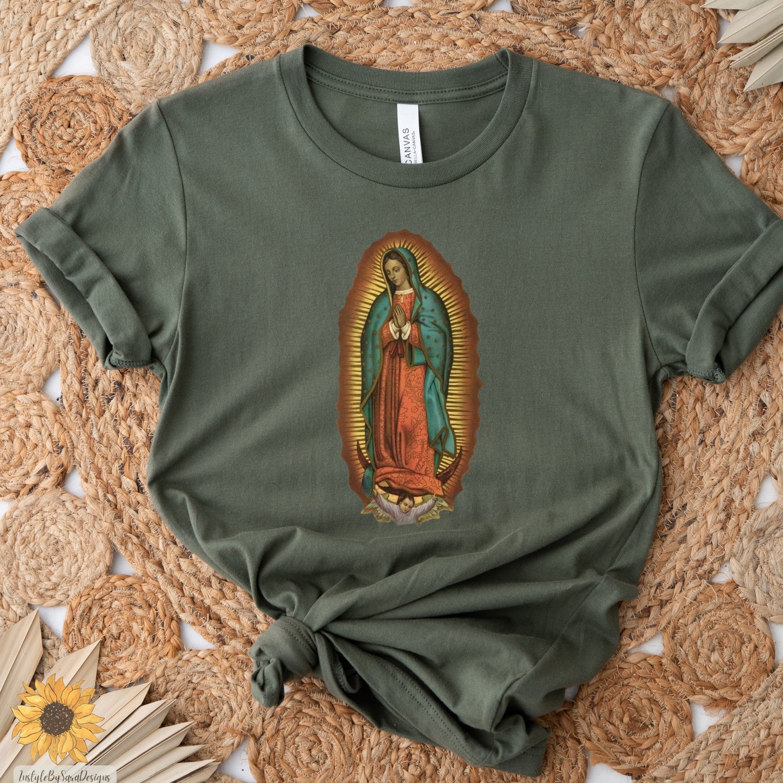 Vintage Our Lady of Guadalupe Tshirt Virgen Maria Shirt La - Etsy