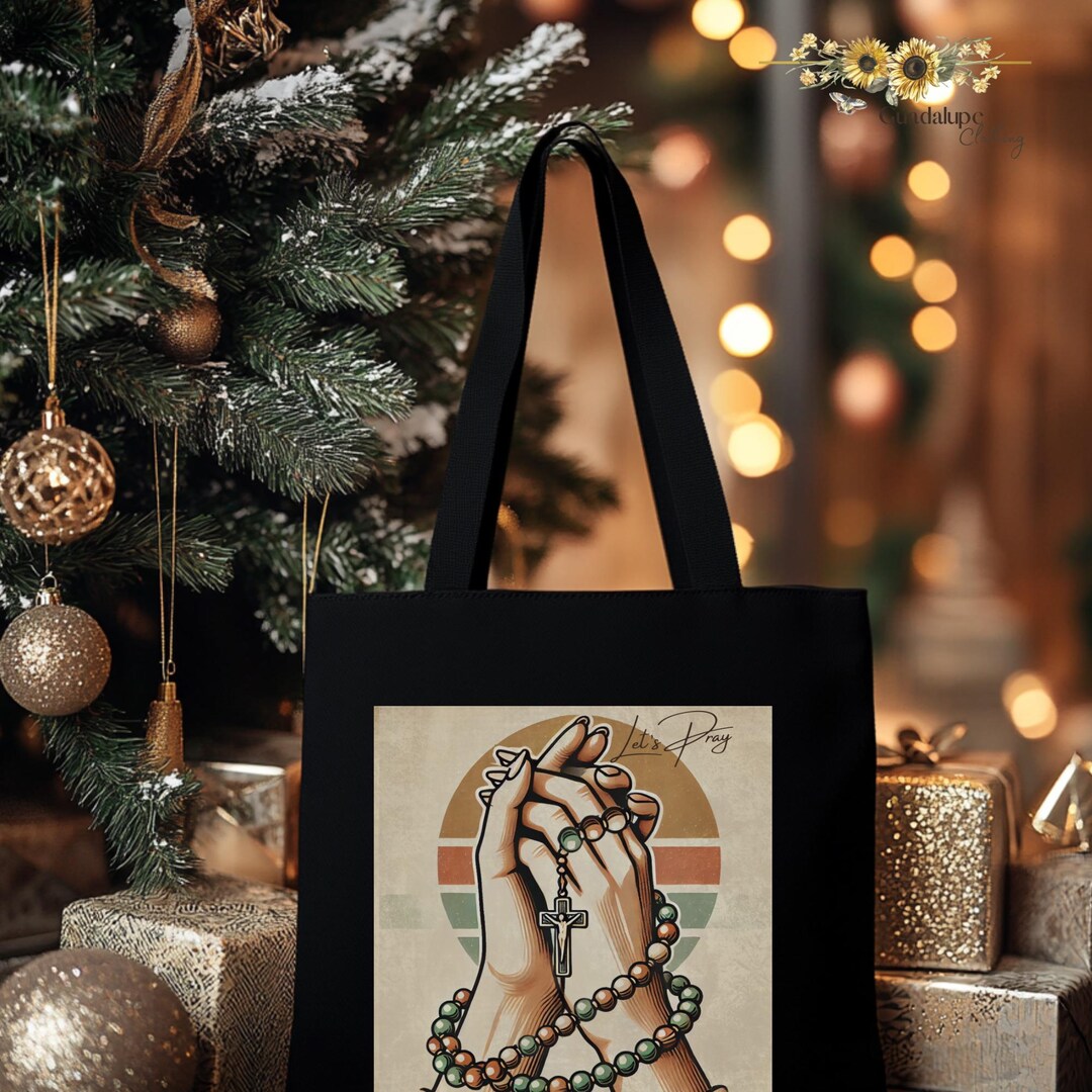 Catholic Tote Bag, Catechist Gift, Christian Teacher Shoulder Bag ...