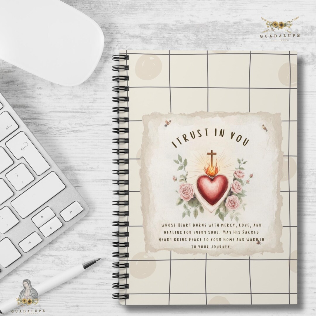 Customizable Sacred Heart Morning Prayer Journal - Catholic Devotional ...