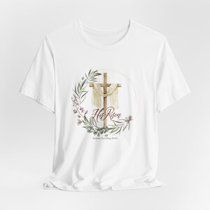 Easter Sunday Tee, Holy Week Catholic Women Gift, His Risen Mom Shirt ...