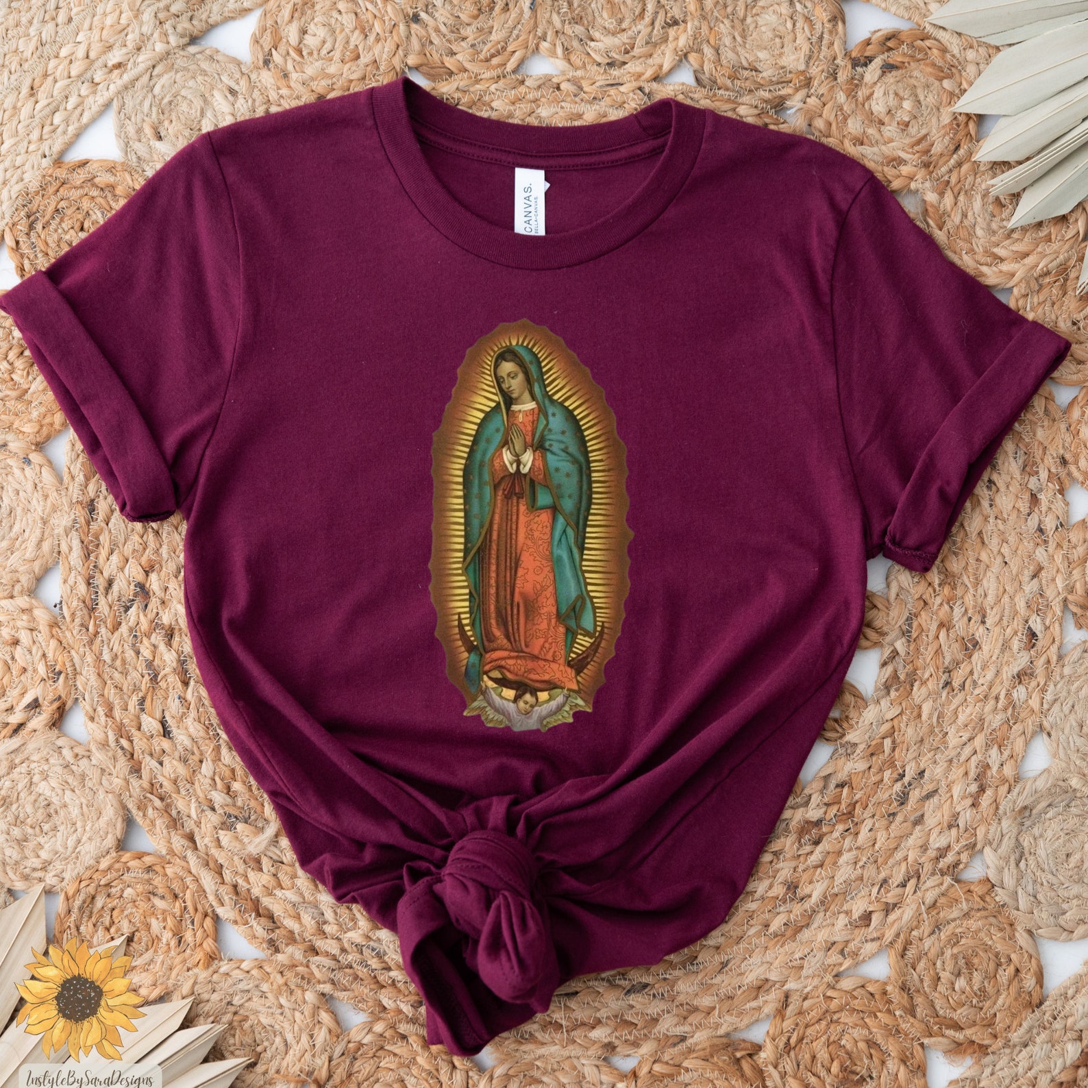 Vintage Our Lady of Guadalupe Tshirt Virgen Maria Shirt La - Etsy