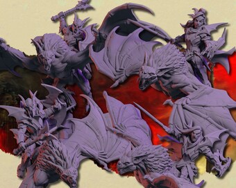 Giant Bats Miniatures - Etsy