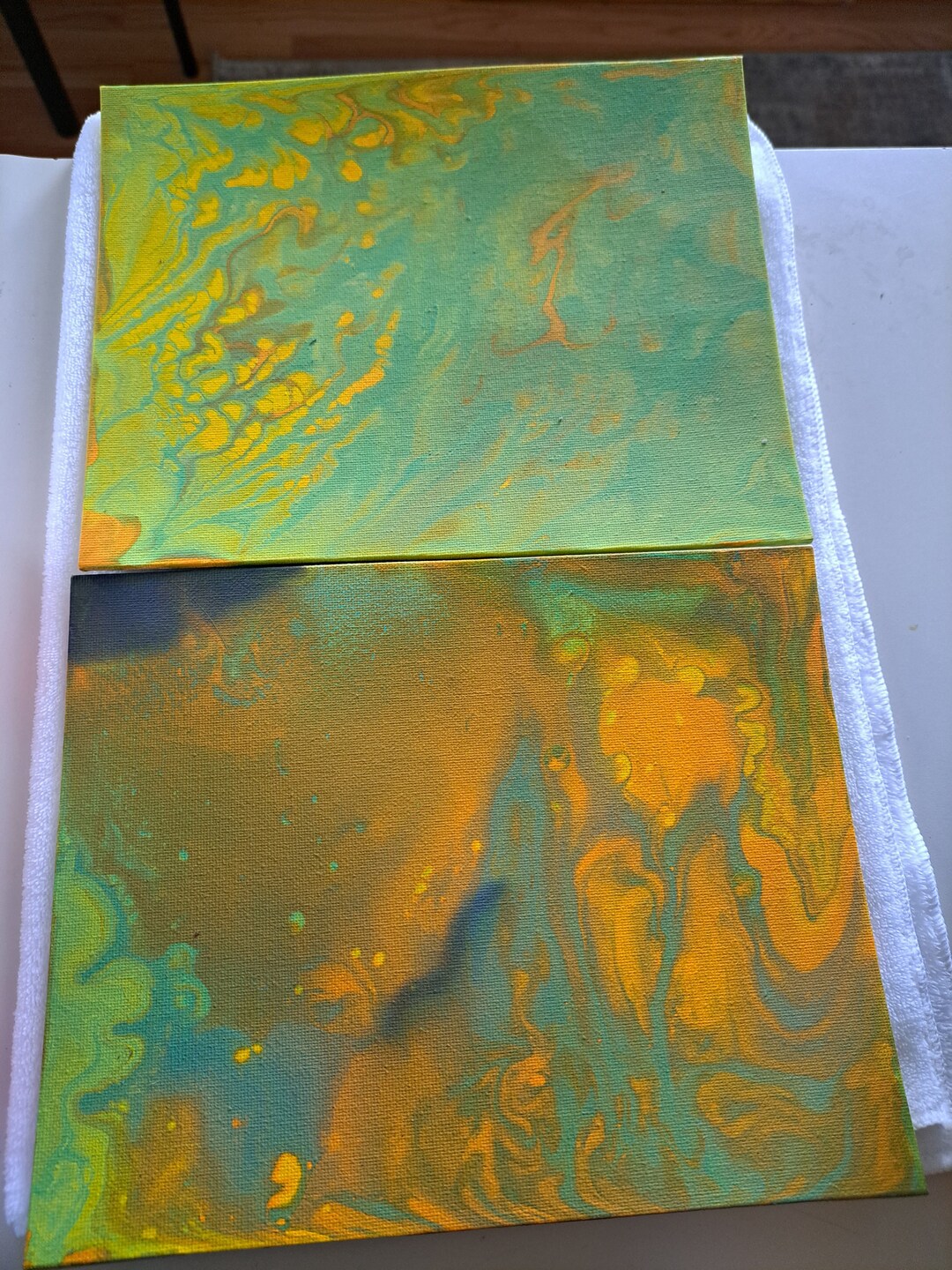 Acrylic Pour Canvas Set - Etsy
