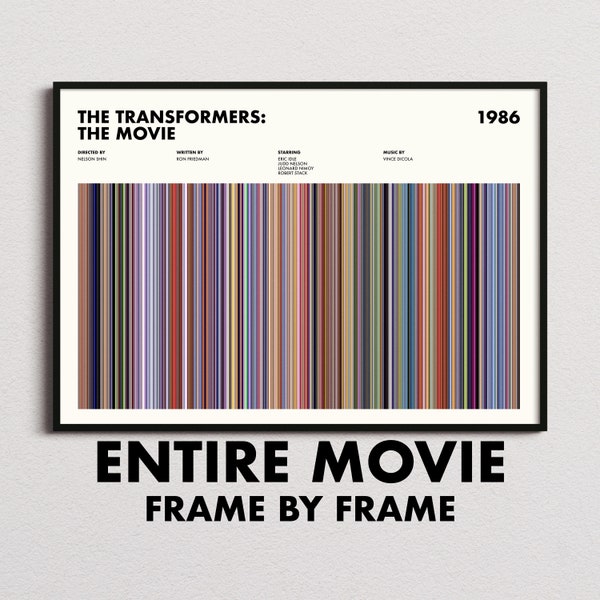 Transformers the Movie 1986 Poster - Etsy