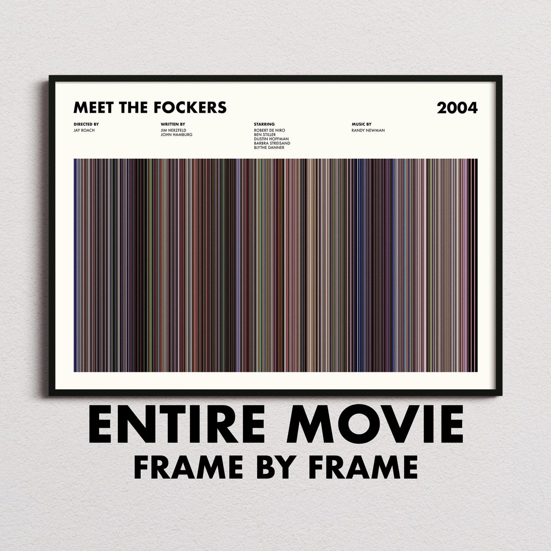 Meet the Fockers Movie Barcode Print, Meet the Fockers Print, Meet the ...