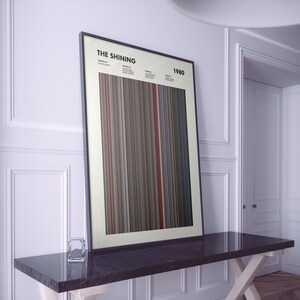 The Shining Movie Barcode Print, the Shining Print, the Shining Poster ...