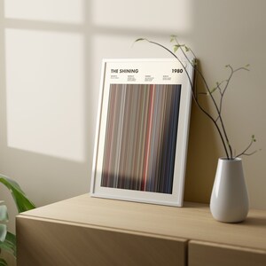 The Shining Movie Barcode Print, the Shining Print, the Shining Poster ...