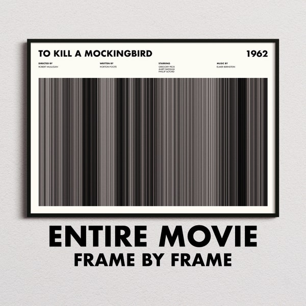 To Kill a Mockingbird Movie Poster - Etsy