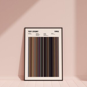 Toy Story Movie Barcode Print, Toy Story Print, Toy Story Poster, Toy ...