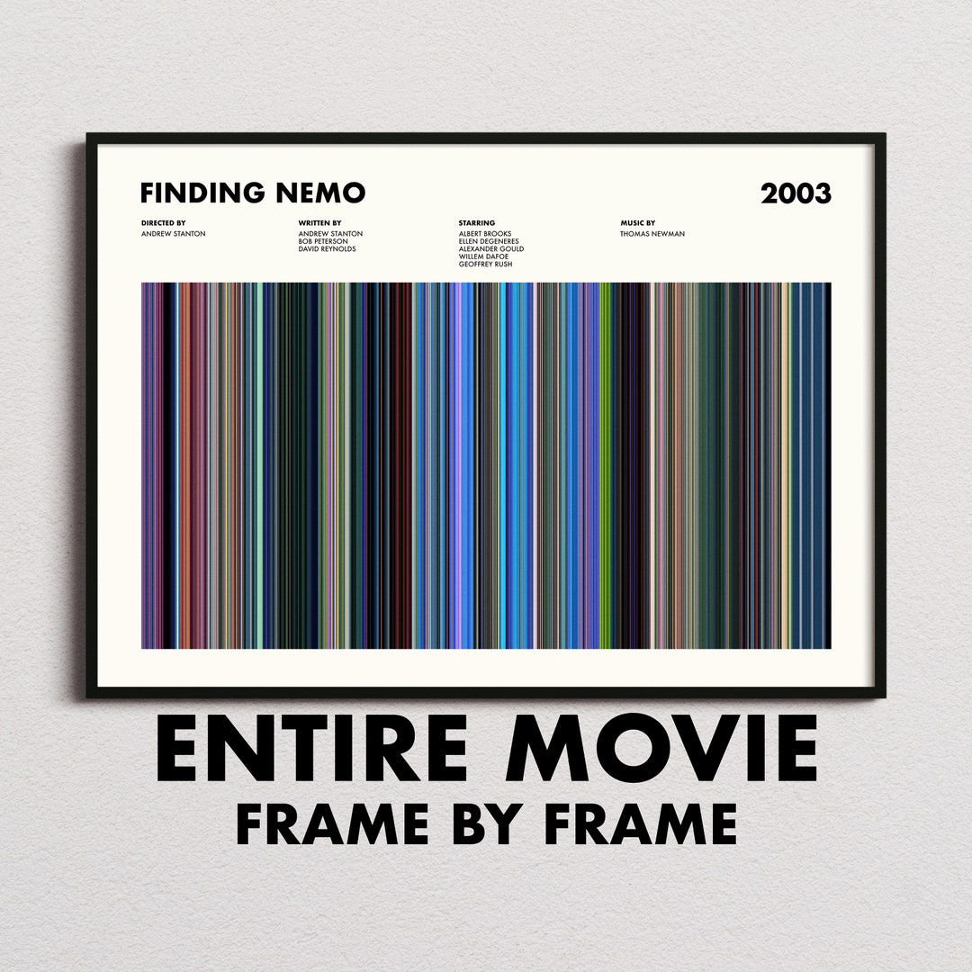 Finding Nemo Movie Poster, Finding Nemo Print, Finding Nemo Poster ...