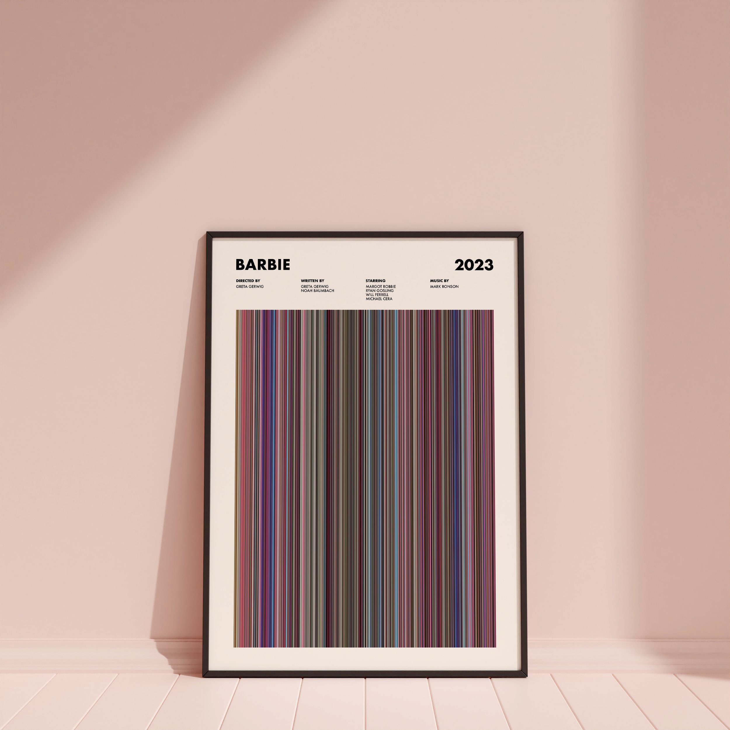 Barbie Movie Barcode Print Barbie Movie Print Barbie Movie - Etsy Singapore