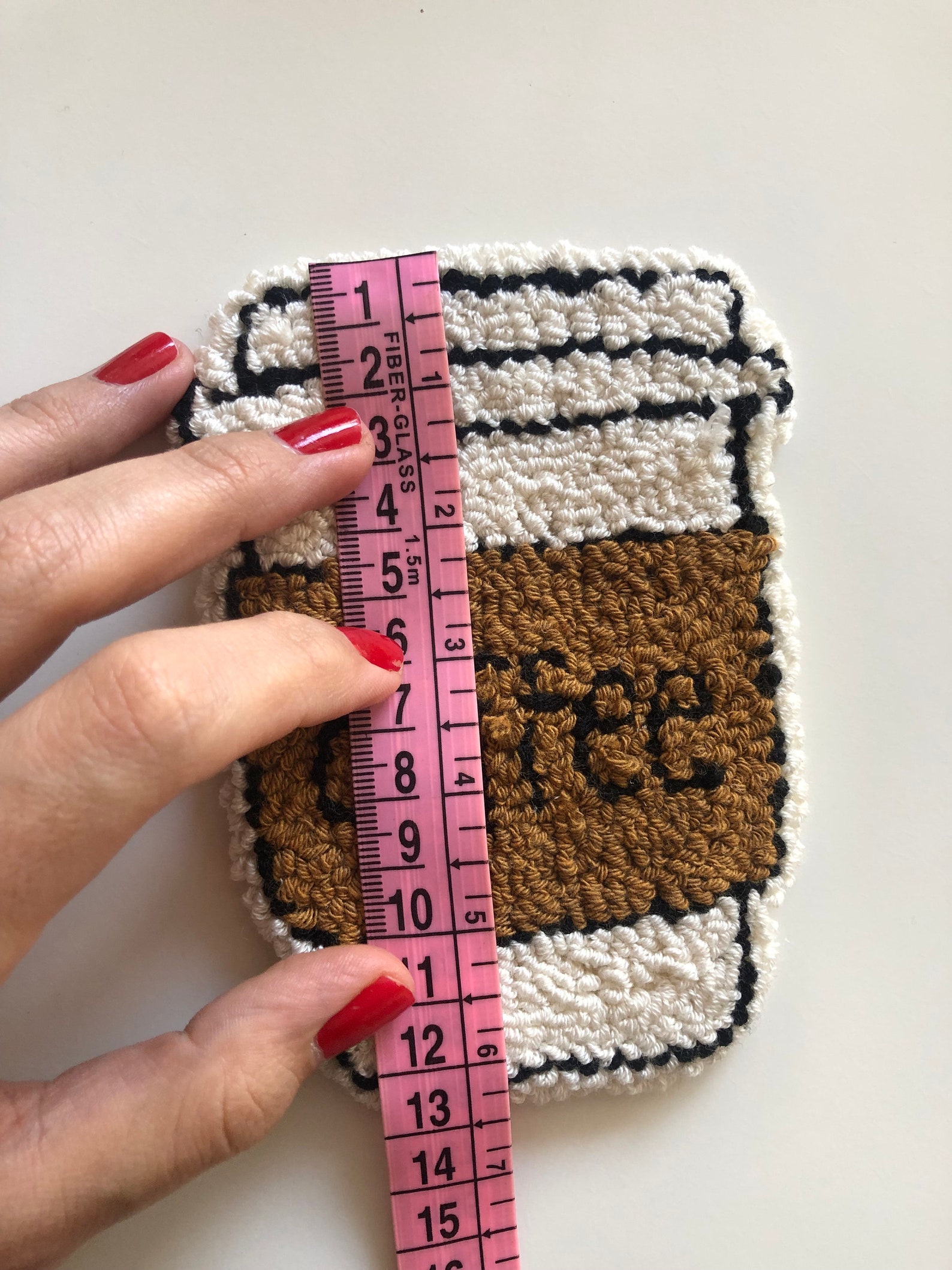 Punch Needle Coasters Tufted Coasters Drink Coasters Tufted - Etsy