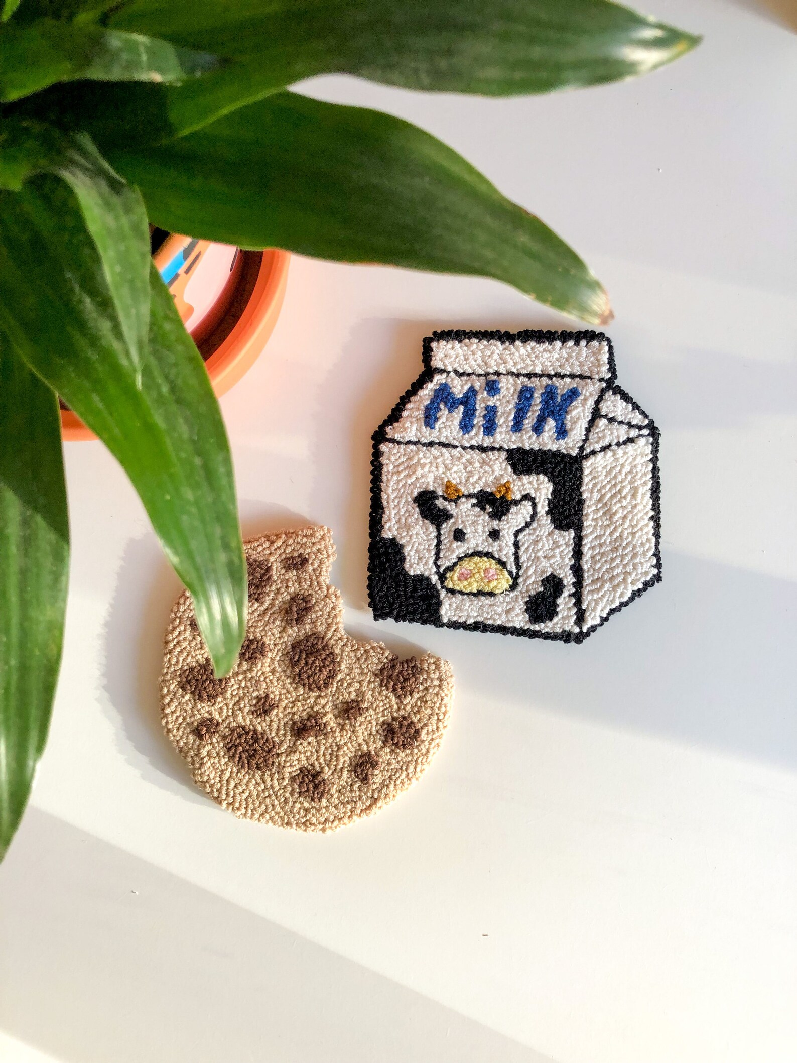 Punch Needle Coasters Tufted Coasters Drink Coasters Tufted - Etsy