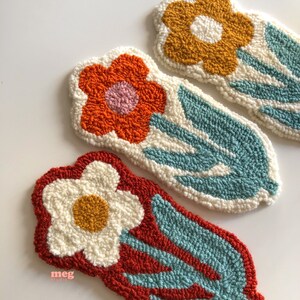 Tufted Wall Hanging Tufted Wall Decor Tufted Mini Rug Wall - Etsy