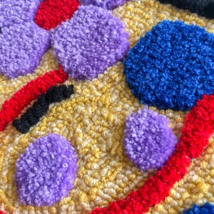 Tufted Wall Hanging, Tufted Wall Decor, Tufted Mini Rug, Wall Decor ...