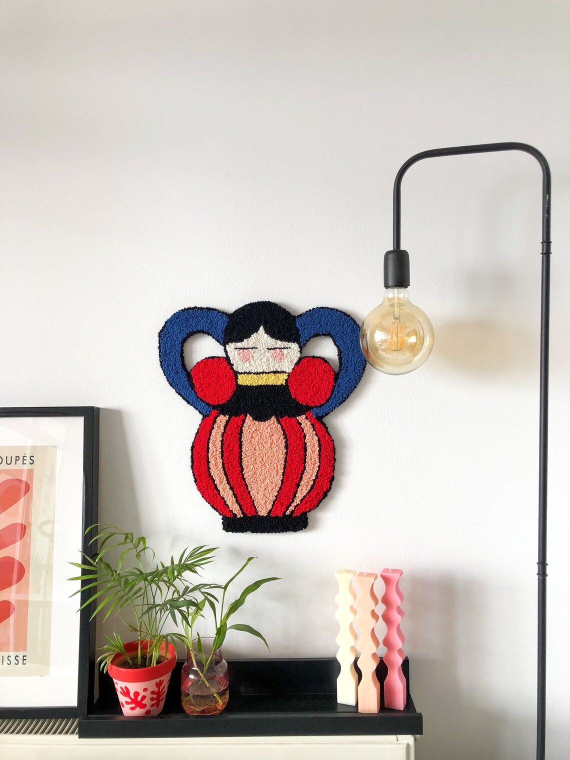 Tufted Wall Hanging Tufted Wall Decor Mother's Day Gift - Etsy