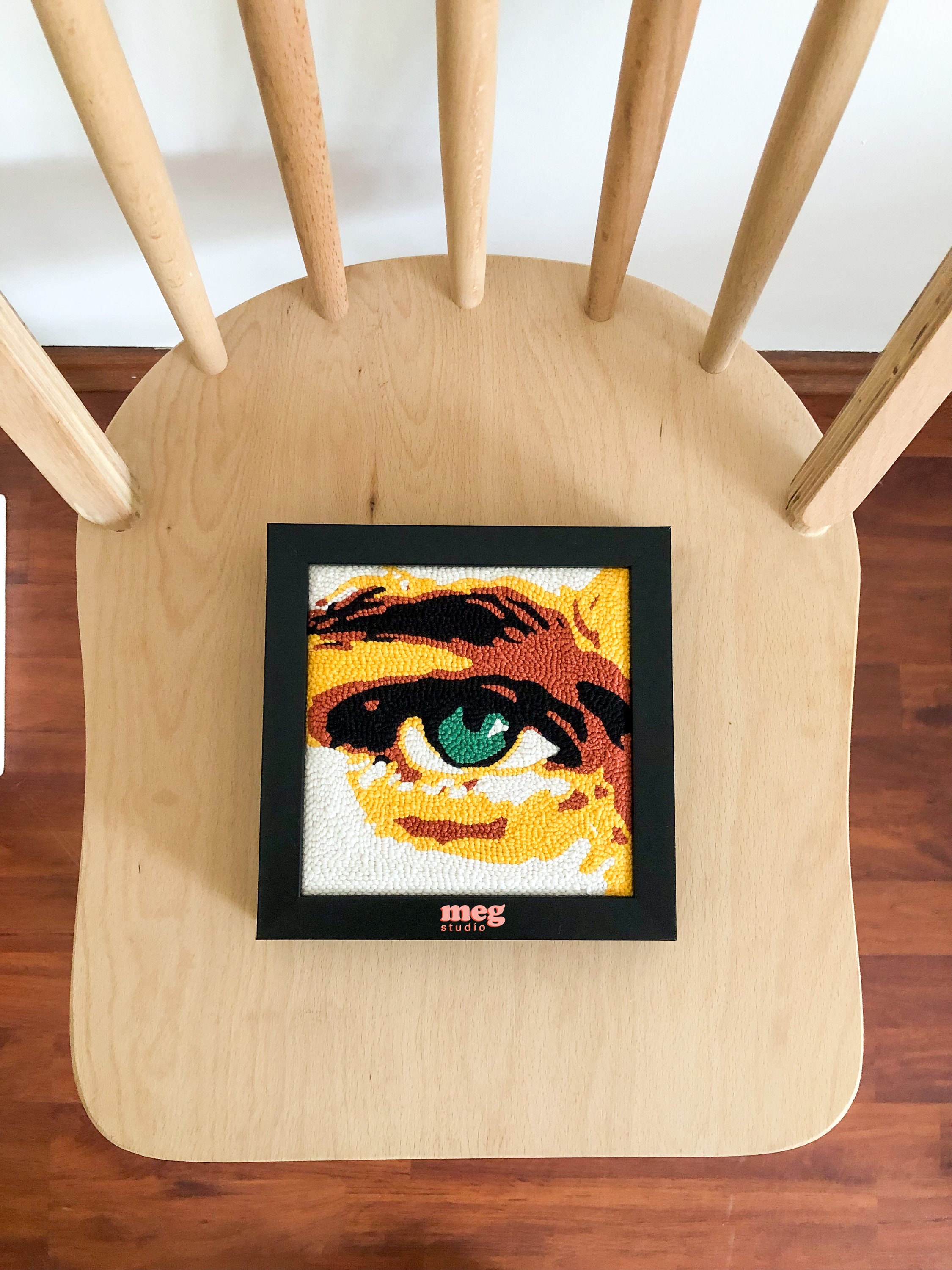 Punch Needle Wall Decor Punch Needle Wall Hanging Tufted - Etsy