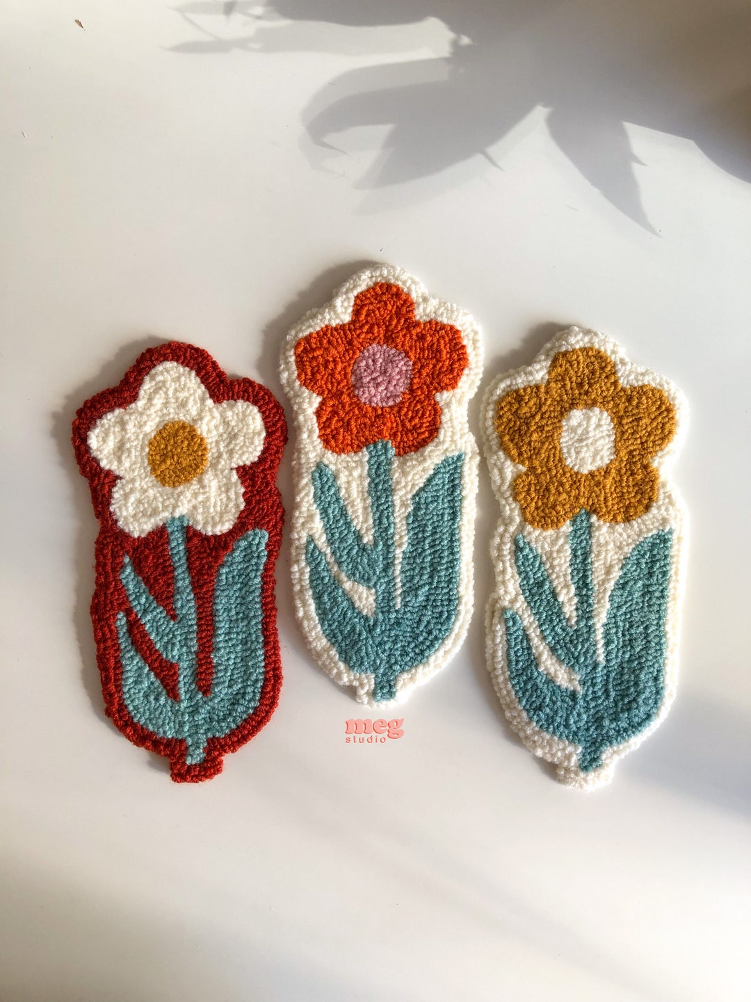 Tufted Wall Hanging Tufted Wall Decor Tufted Mini Rug Wall - Etsy