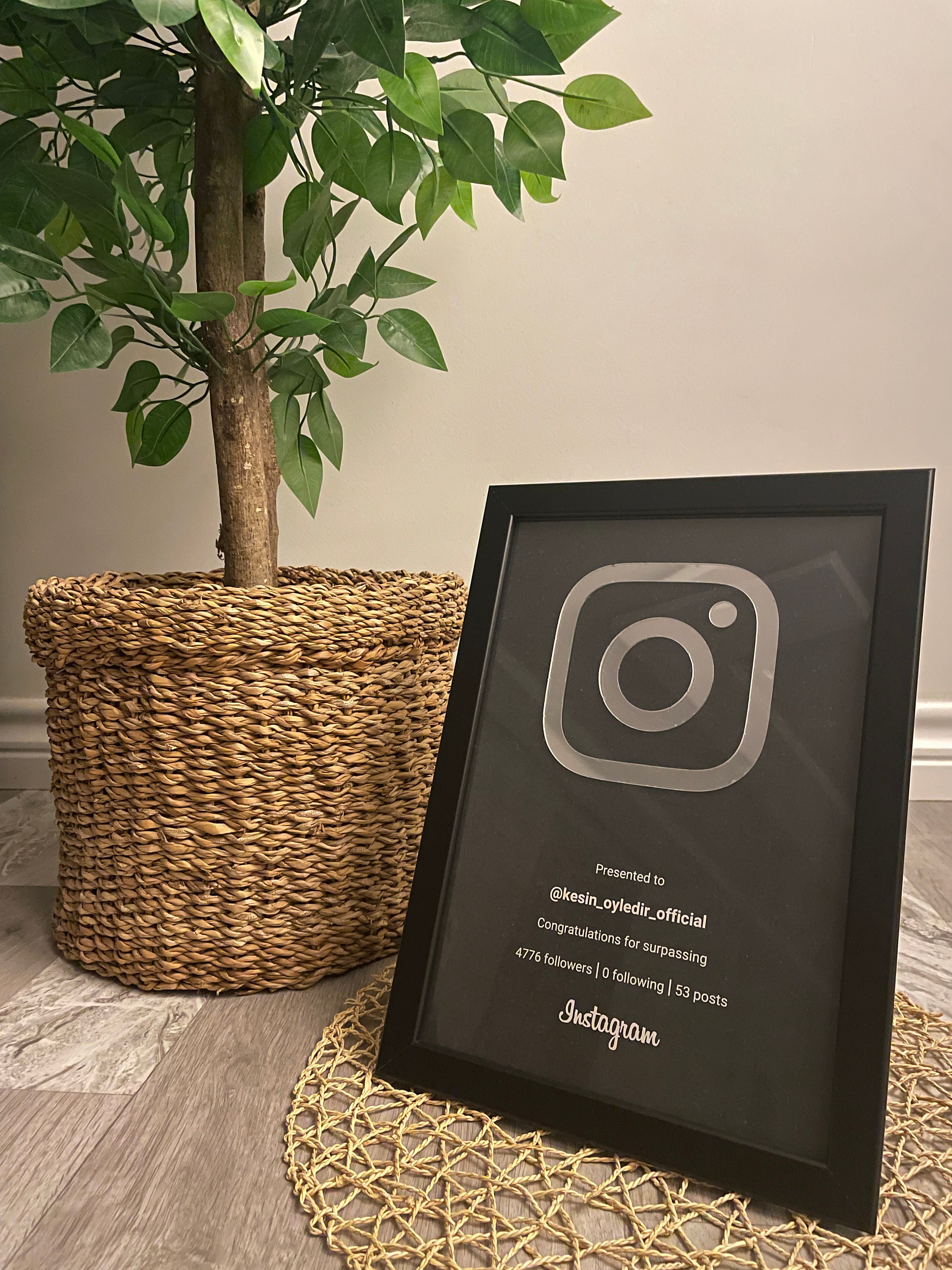 CUSTOM INSTAGRAM CREATOR Awards - Etsy