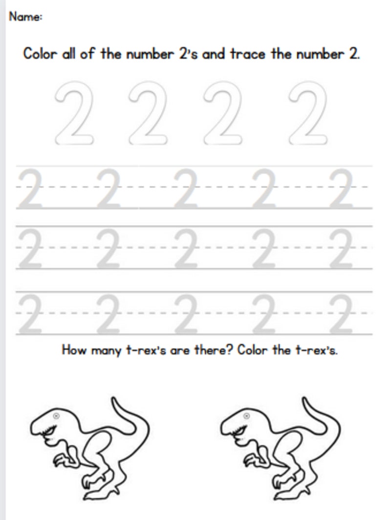 Let's Learn the Numbers - Etsy