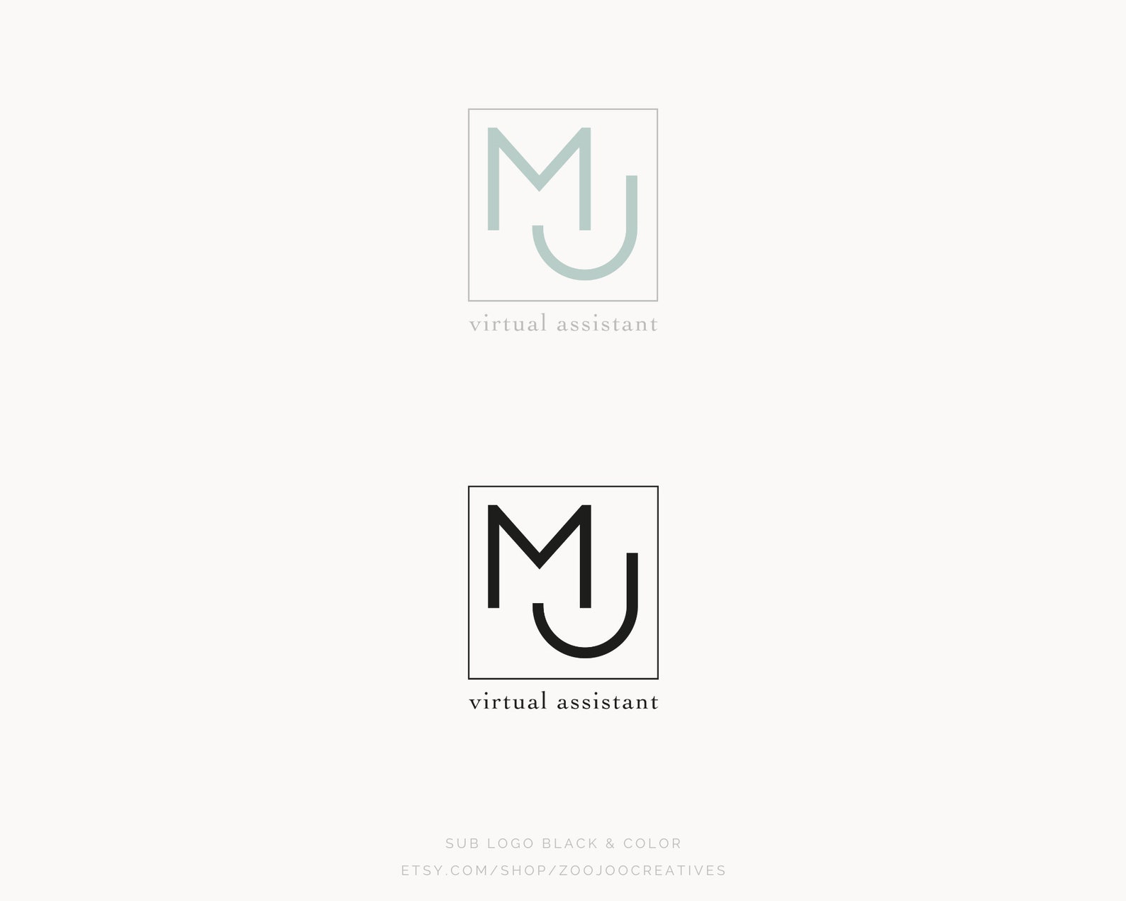 Premade Logo, Initials Logo, Virtual Assistant Logo Design, Coach Logo ...
