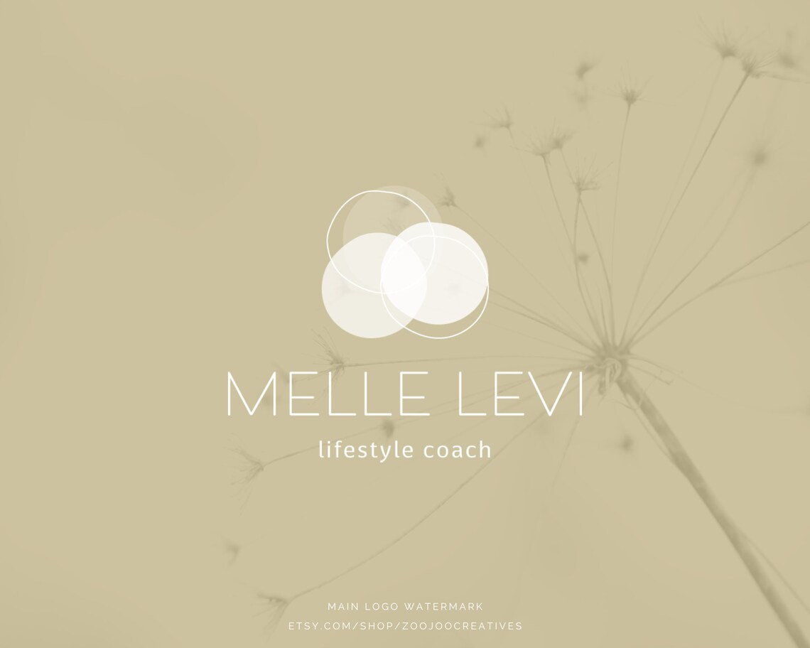 Logo Coach, Logo Circles, Spiritual Logo Circle Design, Branding ...