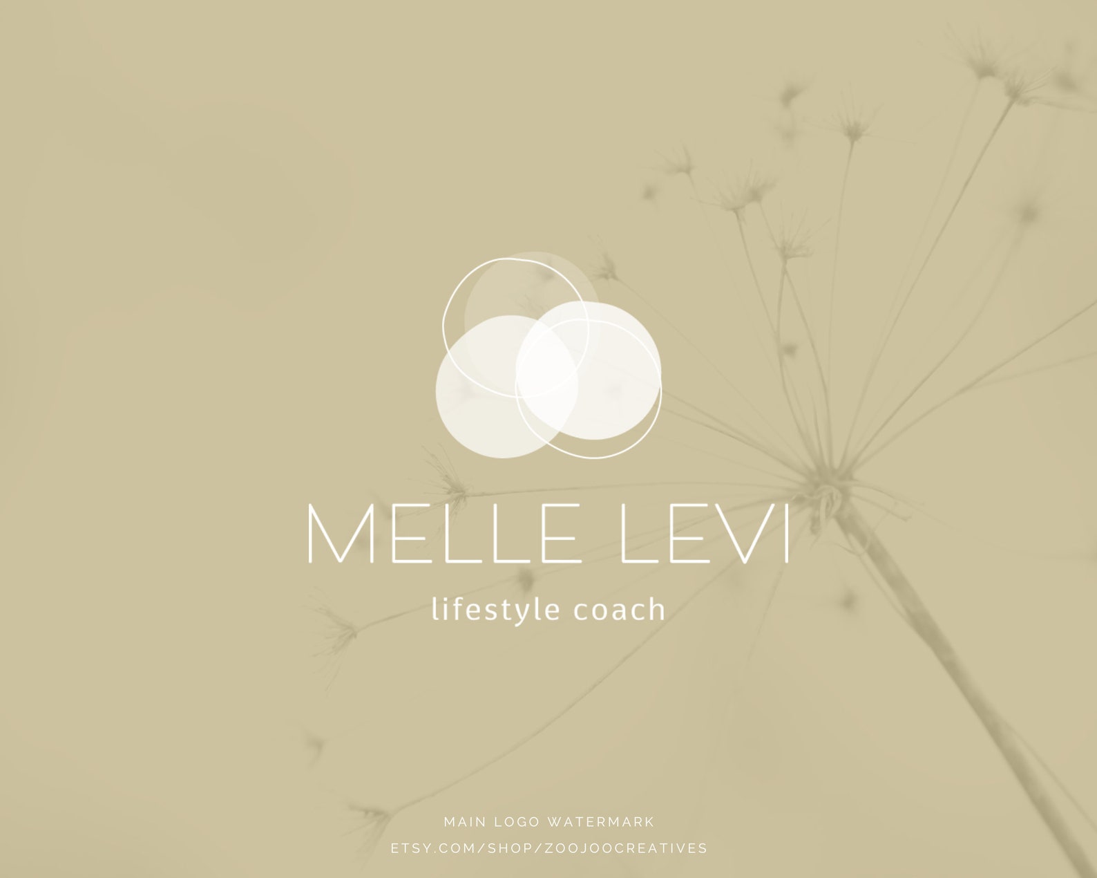 Logo Coach, Logo Circles, Spiritual Logo Circle Design, Branding ...