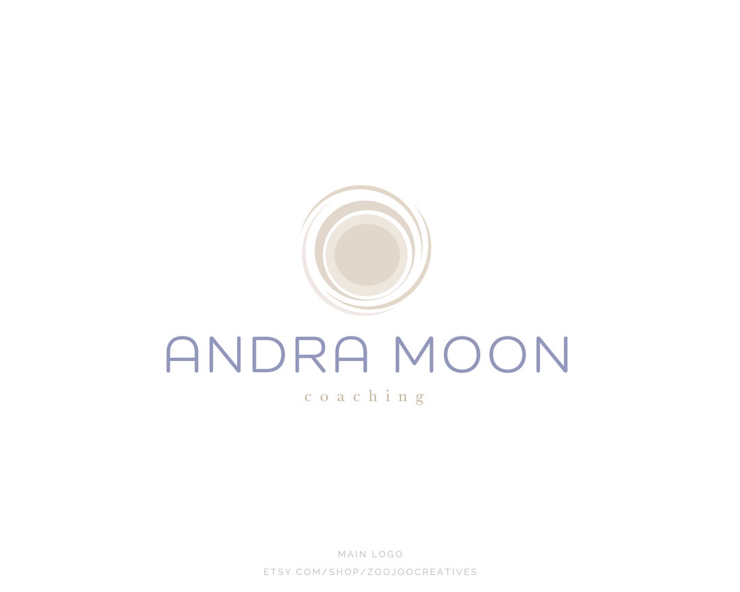 Logo Coach, Logo Circles, Spiritual Logo Circle Design, Branding ...