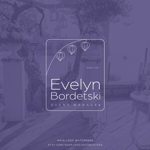 Logo Design, Flower Logo, Event Manager Premade Brand, Photography Logo ...