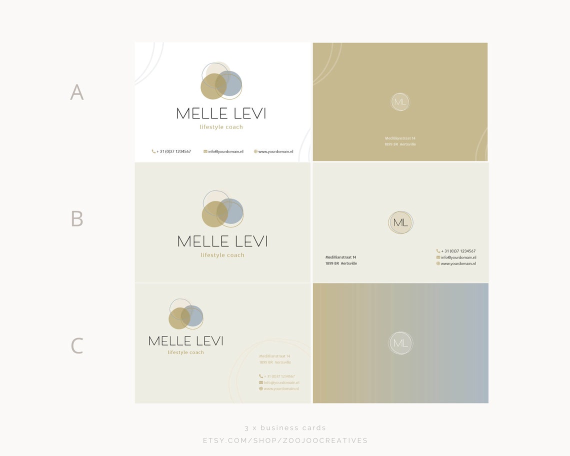 Logo Coach, Logo Circles, Spiritual Logo Circle Design, Branding ...