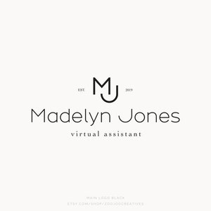 Premade Logo, Initials Logo, Virtual Assistant Logo Design, Coach Logo ...