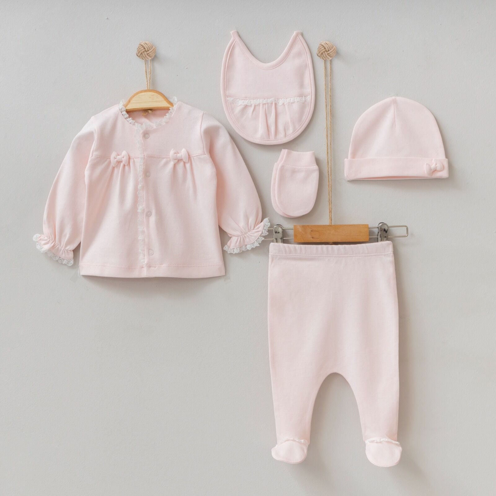 Newborn Baby Girl Coming Home Outfit, Newborn Baby Clothes Set, Baby ...