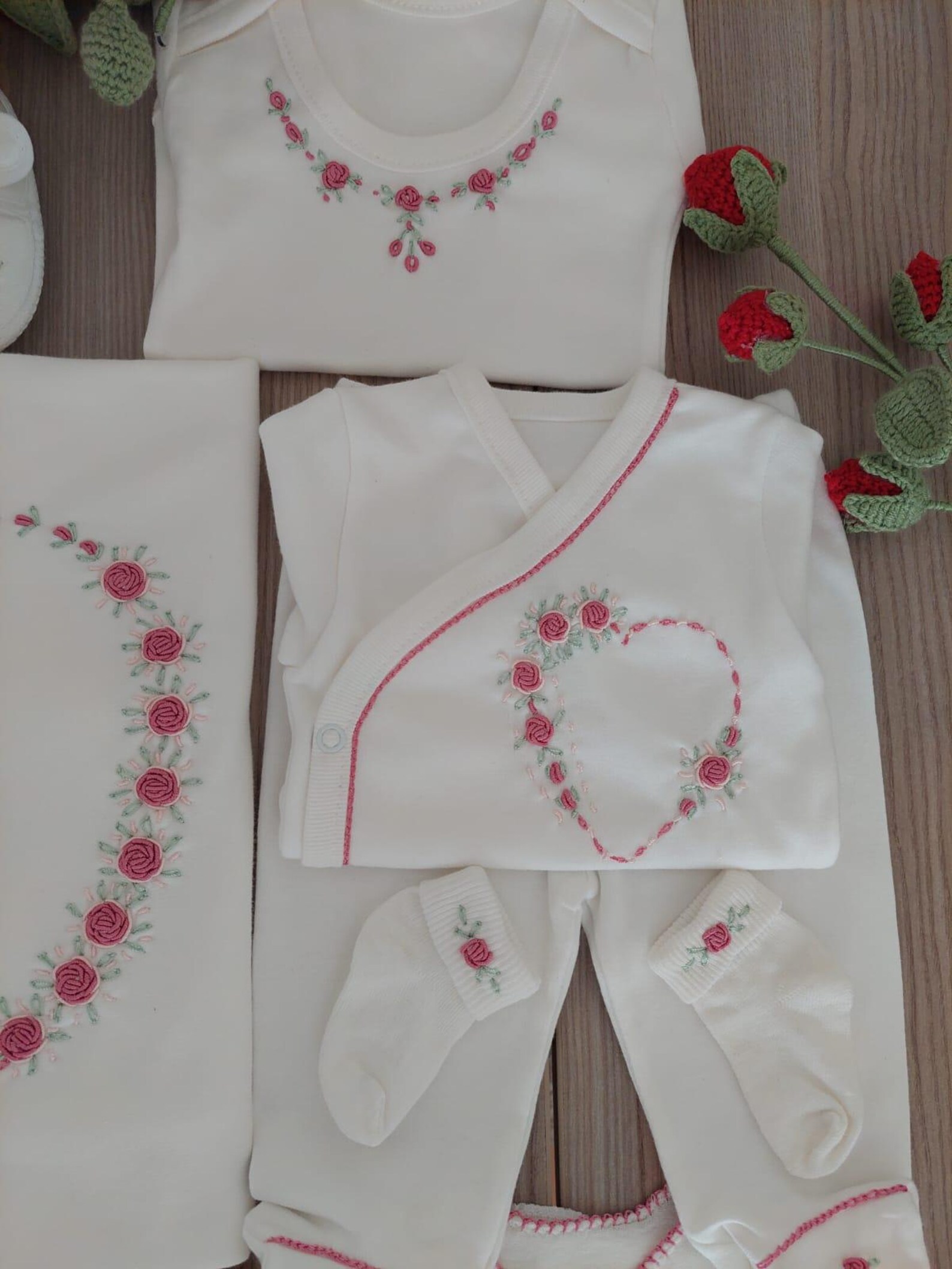Personalized Newborn Baby Coming Home Outfit With a Name Embroidered ...