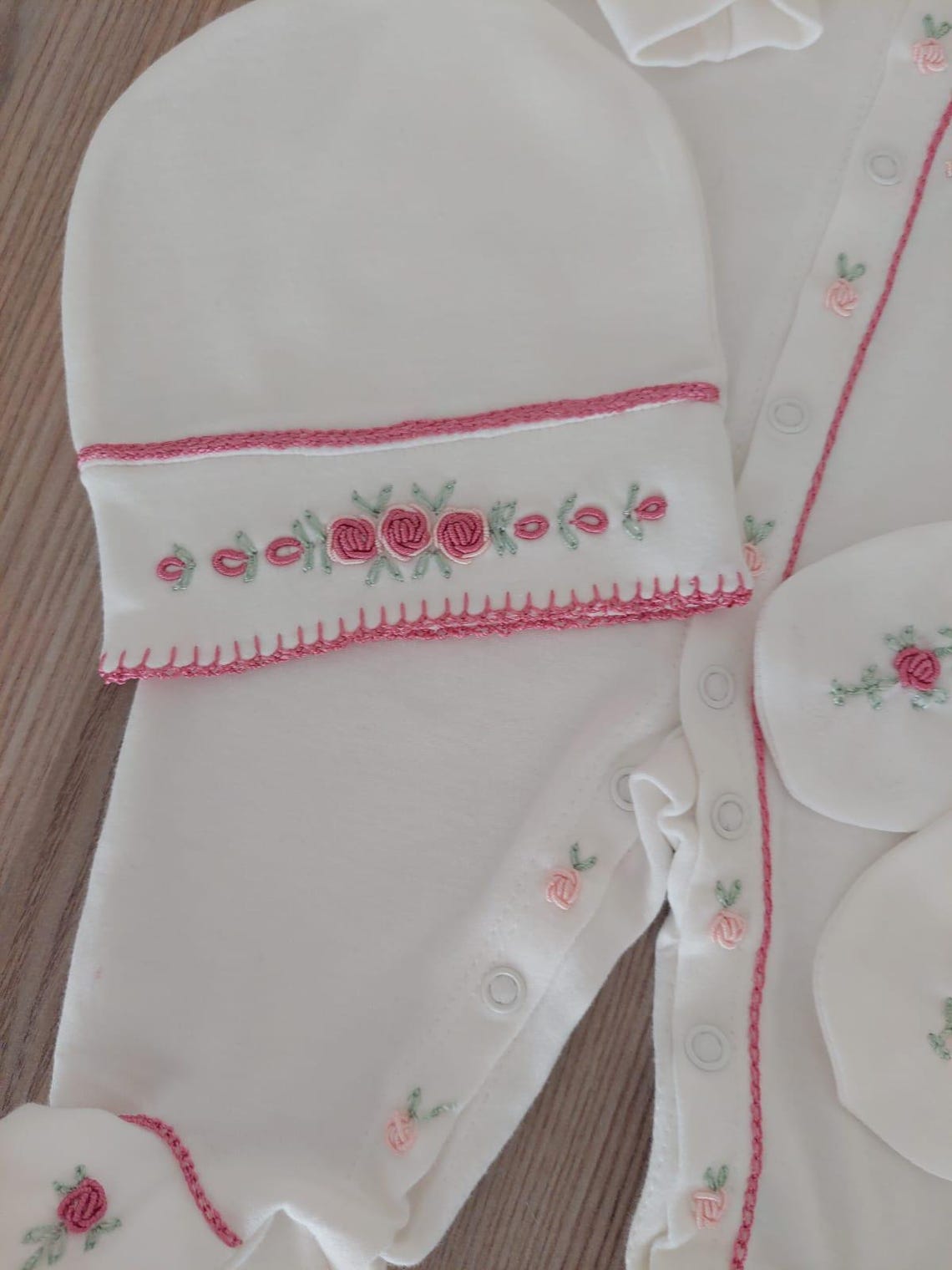 Personalized Newborn Baby Coming Home Outfit With a Name Embroidered ...