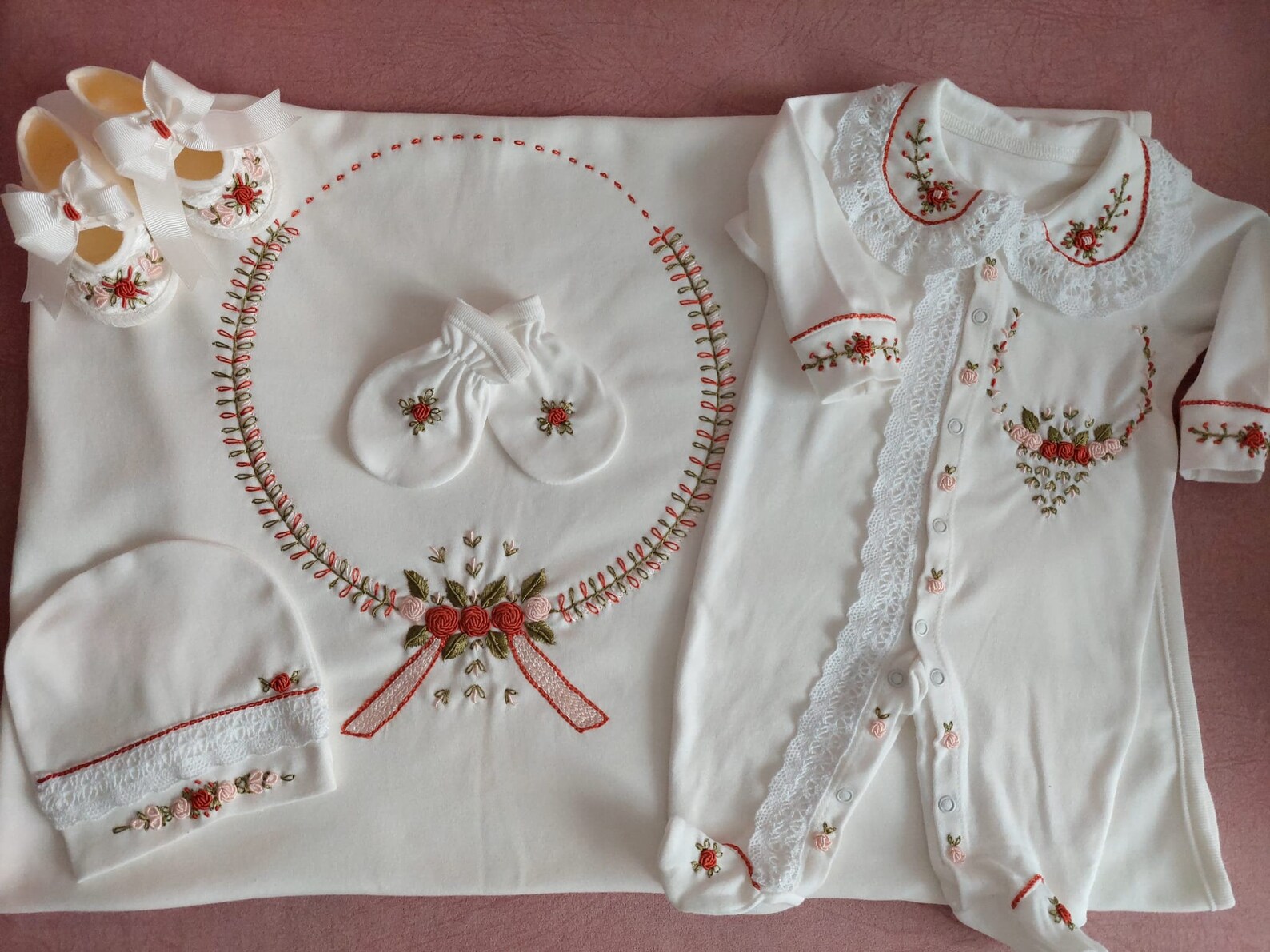 Personalized Newborn Baby Coming Home Outfit With a Name Embroidered ...