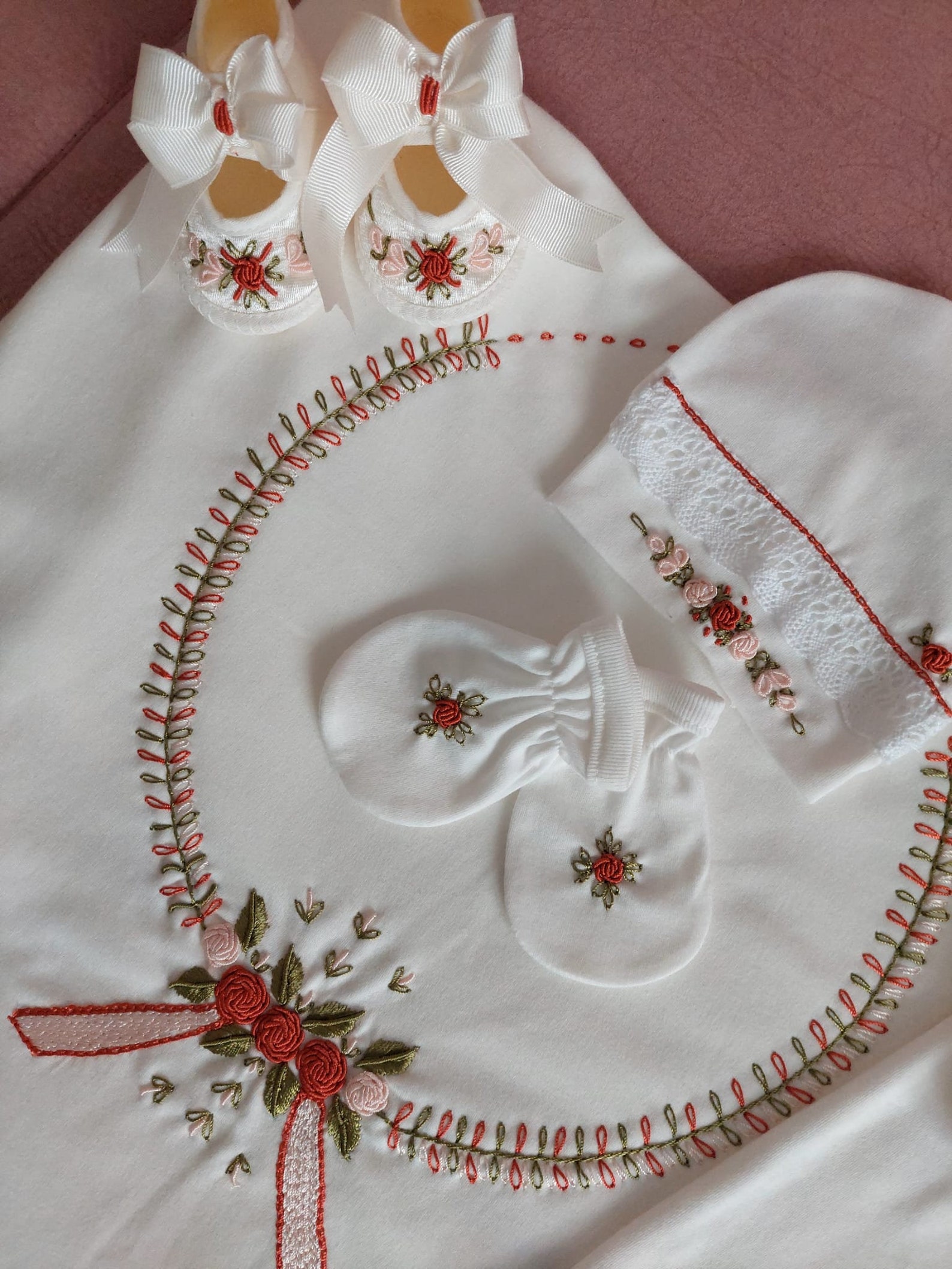 Personalized Newborn Baby Coming Home Outfit With a Name Embroidered ...