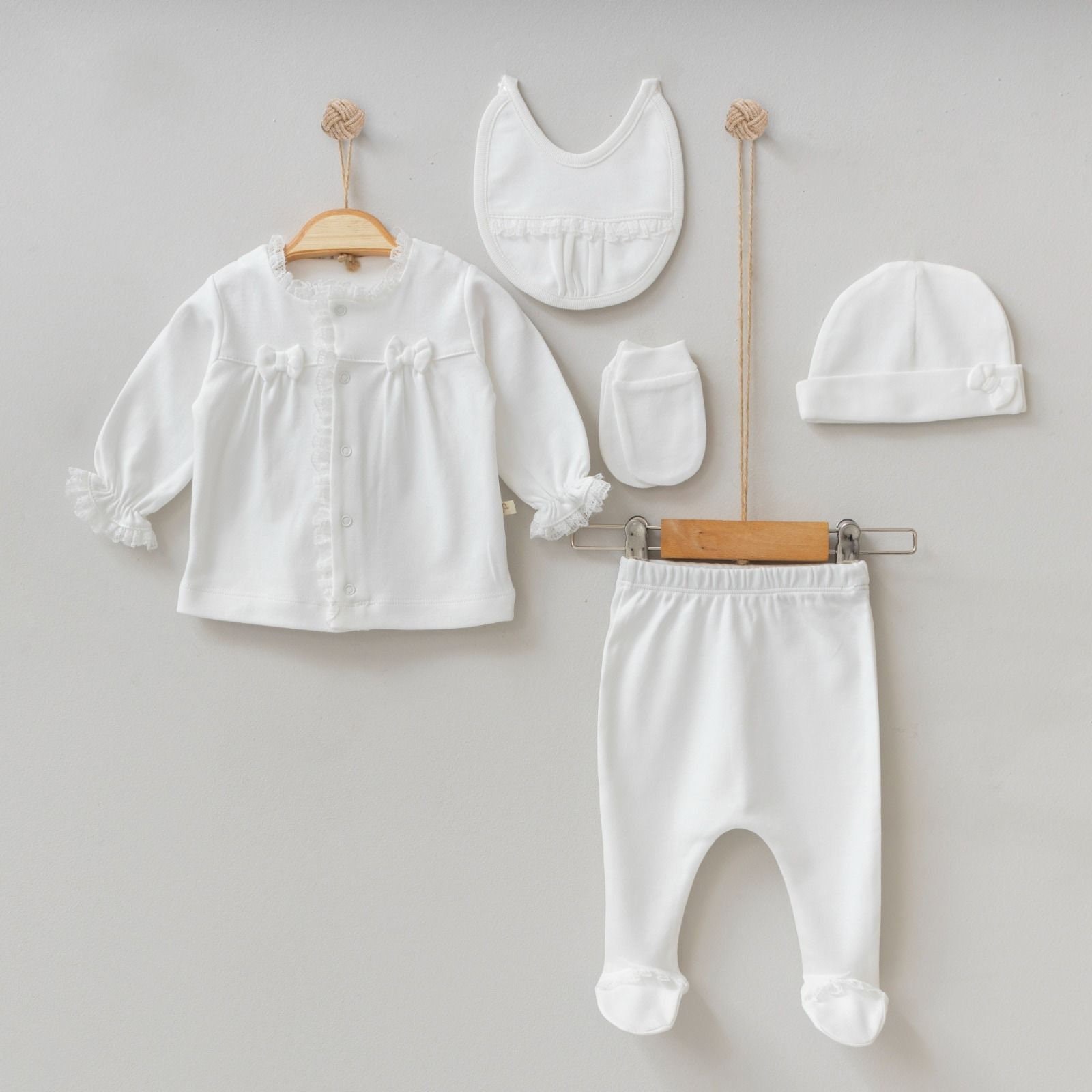 Newborn Baby Girl Coming Home Outfit, Newborn Baby Clothes Set, Baby ...
