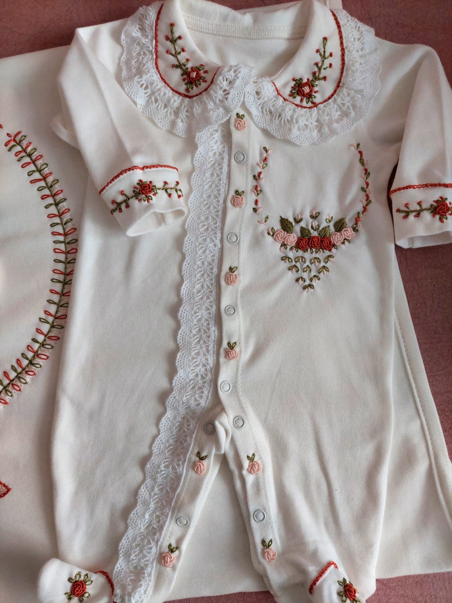 Personalized Newborn Baby Coming Home Outfit With a Name Embroidered ...