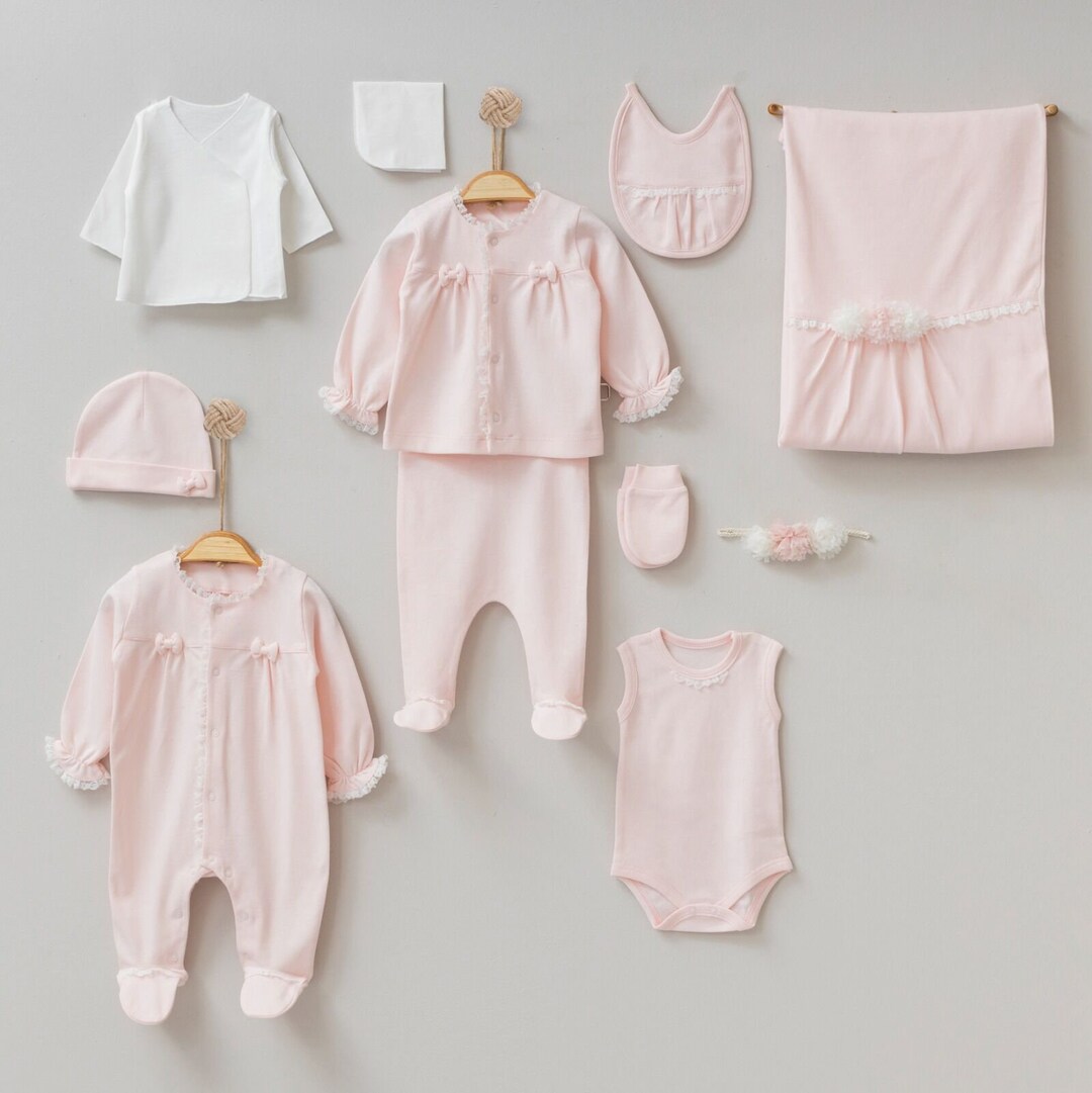 Newborn Baby Girl Coming Home Outfit, Newborn Baby Clothes Set, Baby ...