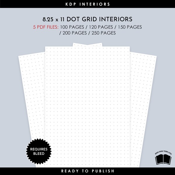 Dot Grid Notebook - Etsy
