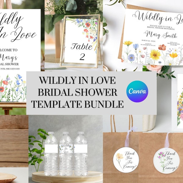 Wildly in Love Shower Invitations - Etsy