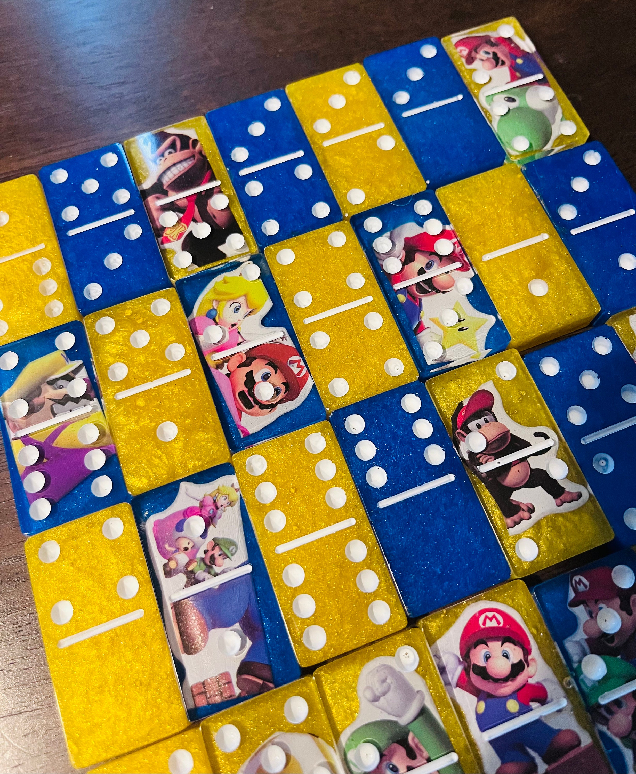 Super Mario and Friends Inspired Dominoes - Etsy